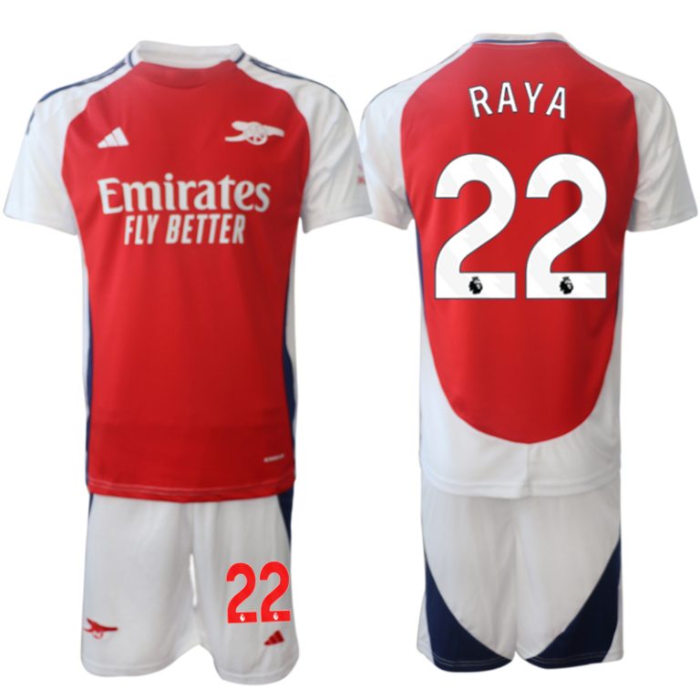 Kopen Arsenal David Raya #22 Thuisshirt 2024-2025 Korte Mouw (+ Korte ...